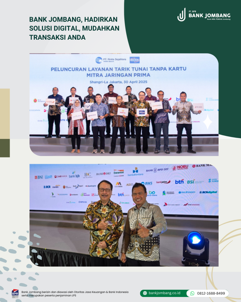 Bank Jombang Dukung Inovasi Digital: Peluncuran Layanan Tarik Tunai ...